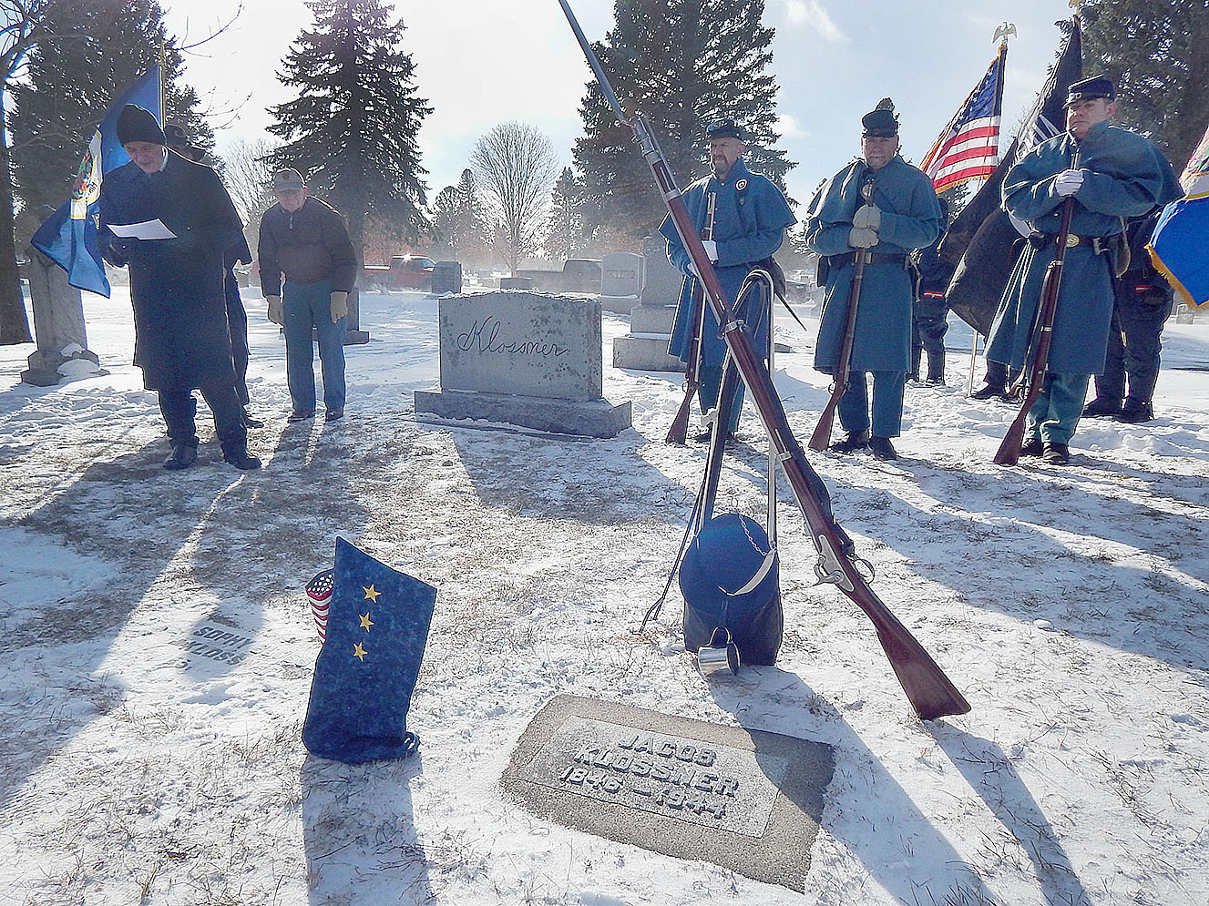 Klossner recognized as Last Union soldier buried in Brown Co. | News, Sports, Jobs - The Journal